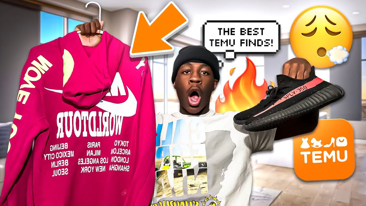TEMU CLOTHING HAUL🔥| 2024 Finds For You NIKE,Graphic Tees,Beanies - YouTube