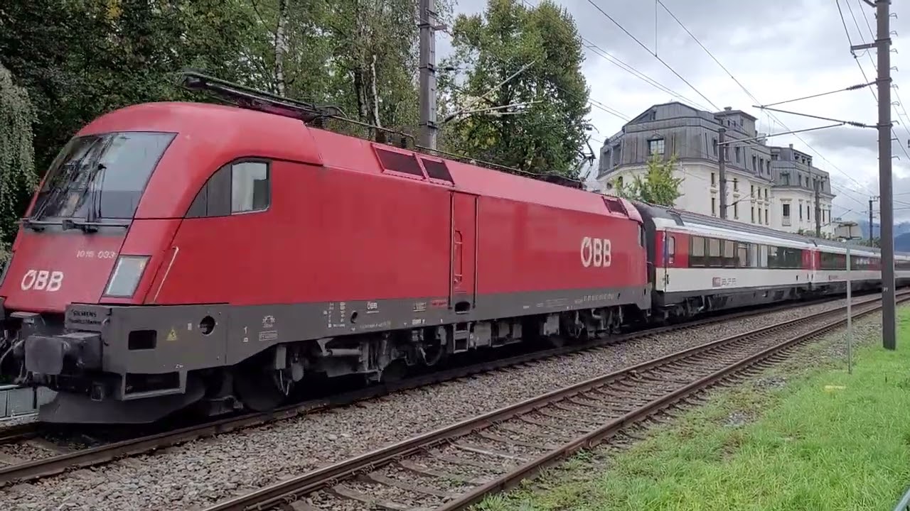 SBB Eurocity 164 Graz-Zürich door Zell am see (18-9-2022) - YouTube