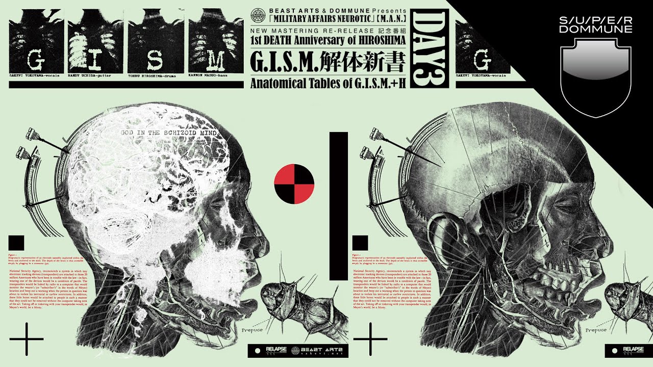 #DOMMUNIMATION - ｢G.I.S.M. 解体新書 DAY3 〜Anatomical Tables of G.I.S.M.+ H ...