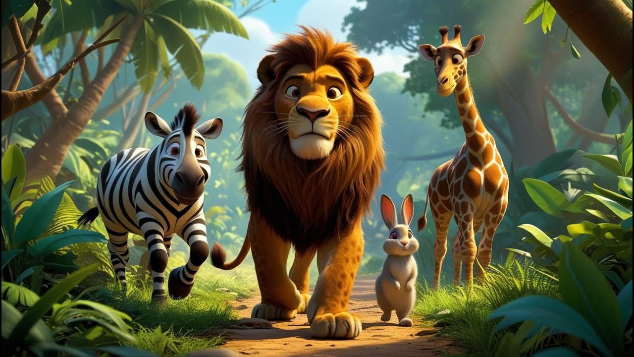 Leo, el León Valiente Canción divertida infantil en español 2 - YouTube