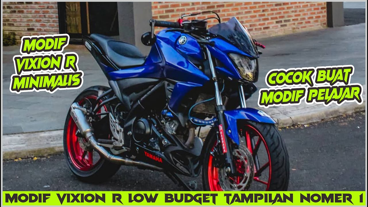 MODIF VIXION R MINIMALIS COCOK BUAT PELAJAR - YouTube