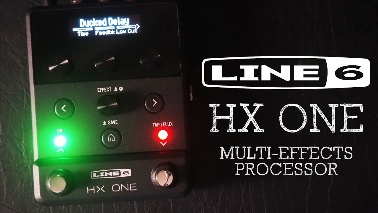 Line 6 HX ONE Stereo Multi Effects Processor - YouTube