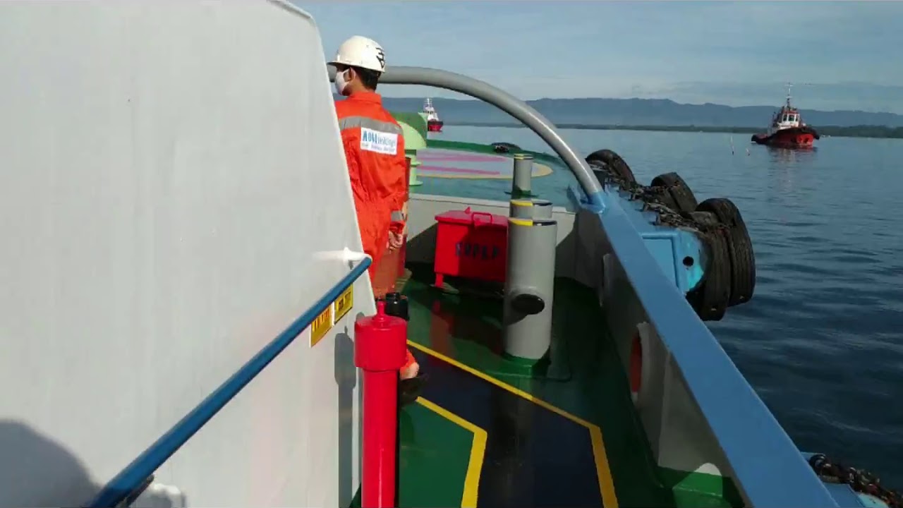 CREW DRILL ON TB.GUCCI HARBOUR #TB.GUCCI HARBOUR |# Z Peller propulsion ...