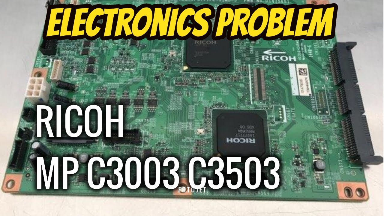 PCB IPU Copier RICOH MPC3003 MPC3503 MPC4503 Tutorial for Service sc102 ...