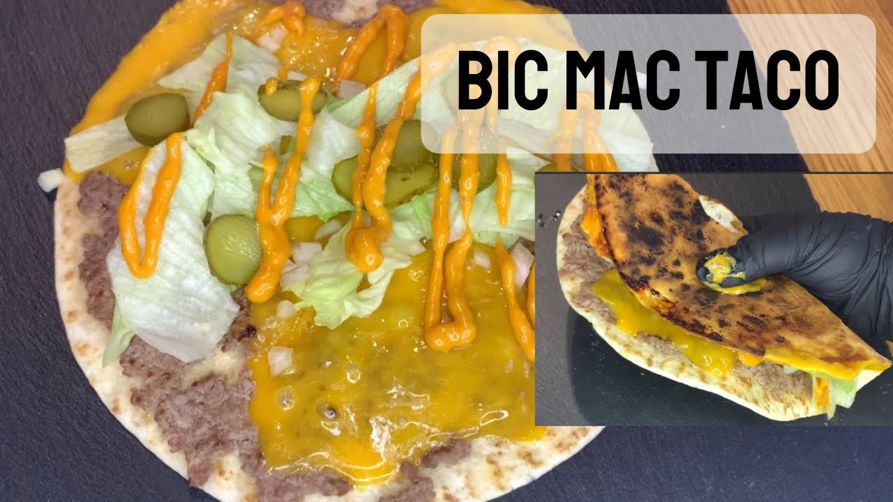 Bic Mac Taco, schnell und lecker! Hight Protein, 65g Protein pro Taco ...