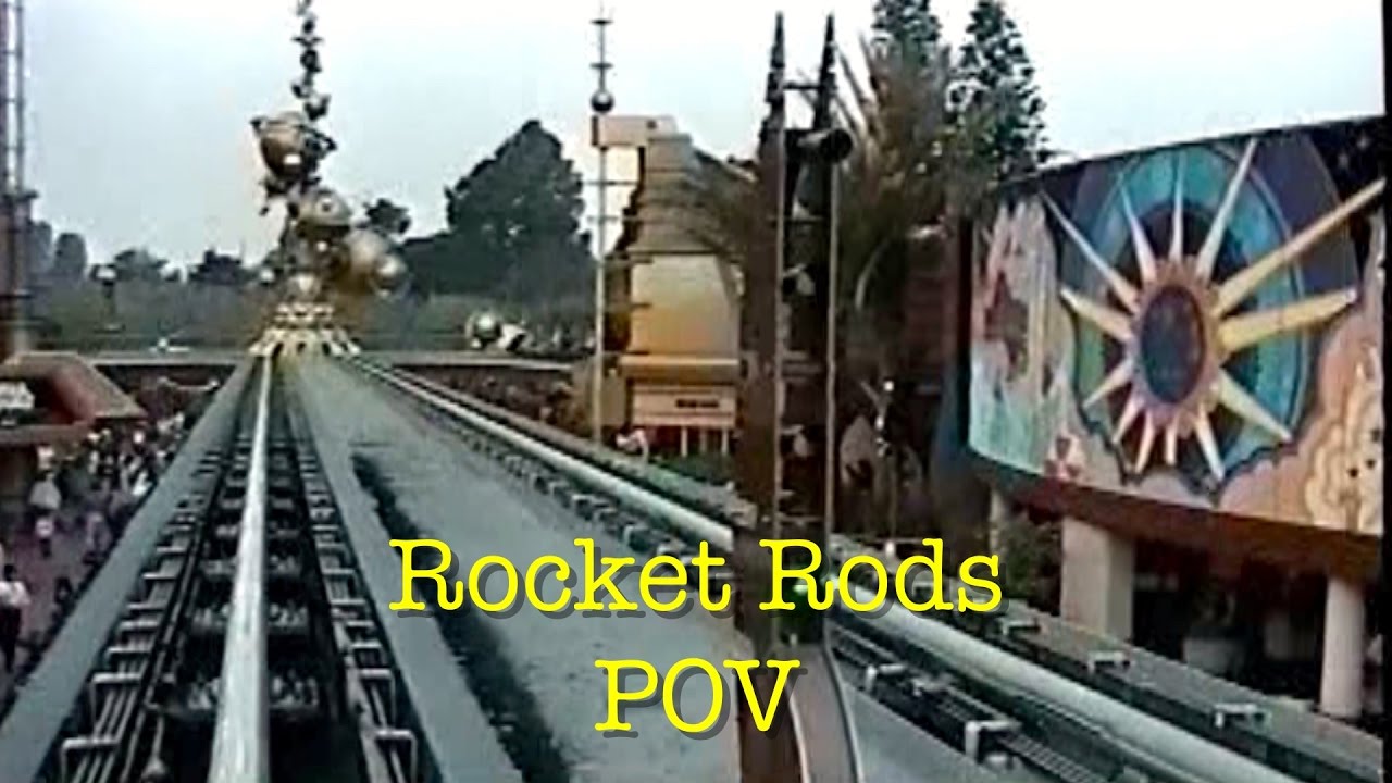 Disneyland's Rocket Rods POV - April 2000 (60fps) - YouTube