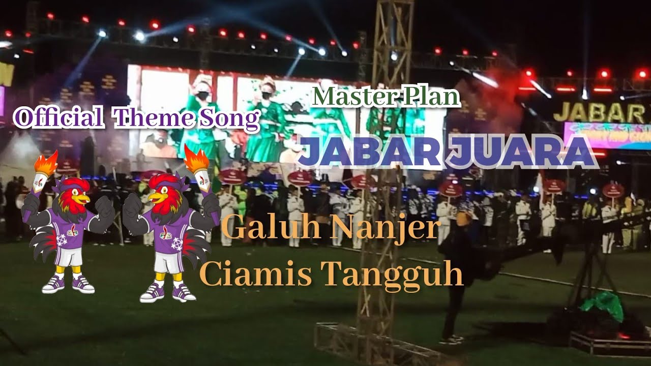JABAR JUARA - MASTER PLAN | OPENING CEREMONY PORPROV JABAR - YouTube