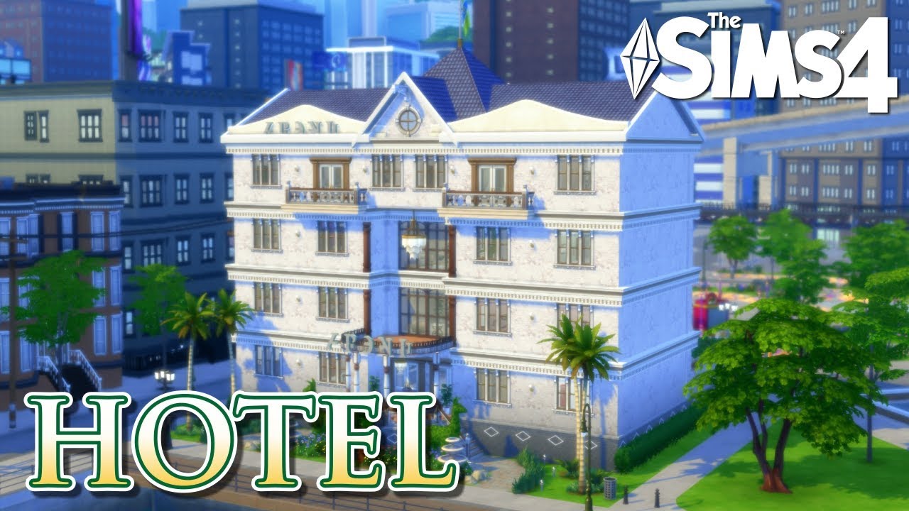 😍🏨 Hotel, grande y hermoso | Los Sims 4 Speed Build - YouTube