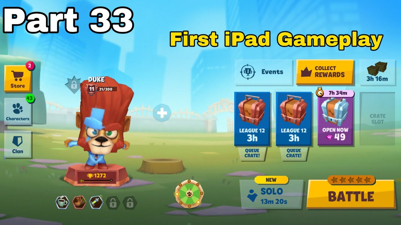 FIRST TIME ipad gameplay 🔥 | ipad 9th gen gameplay | Zooba gameplay ...