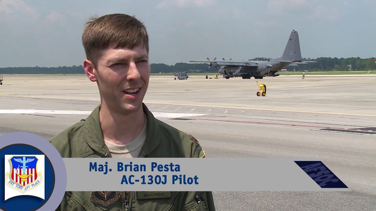 The first AC-130J gunship arrives at Hurlburt Field - YouTube
