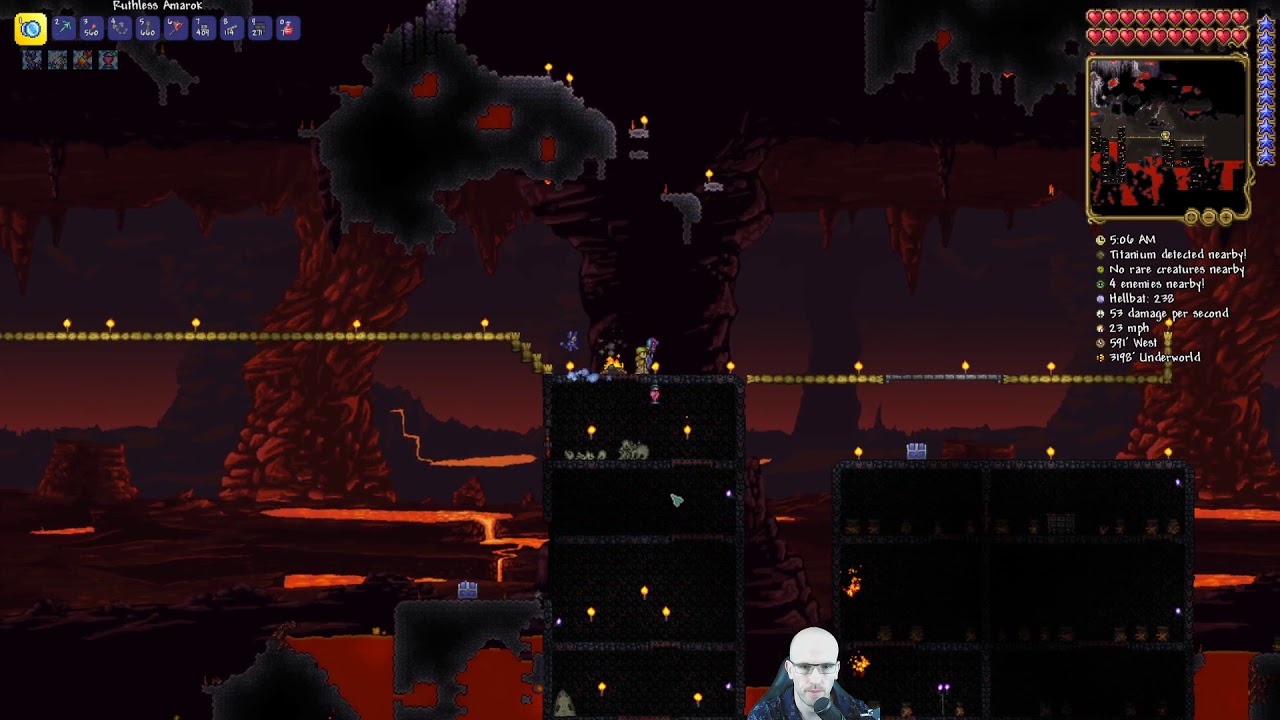 Terraria Playthrough (PC) - Episode 26E: More Hellevator - YouTube