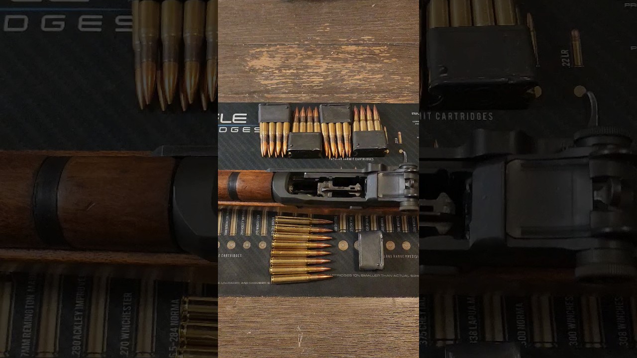 M1 Garand how to load loose rounds. - YouTube
