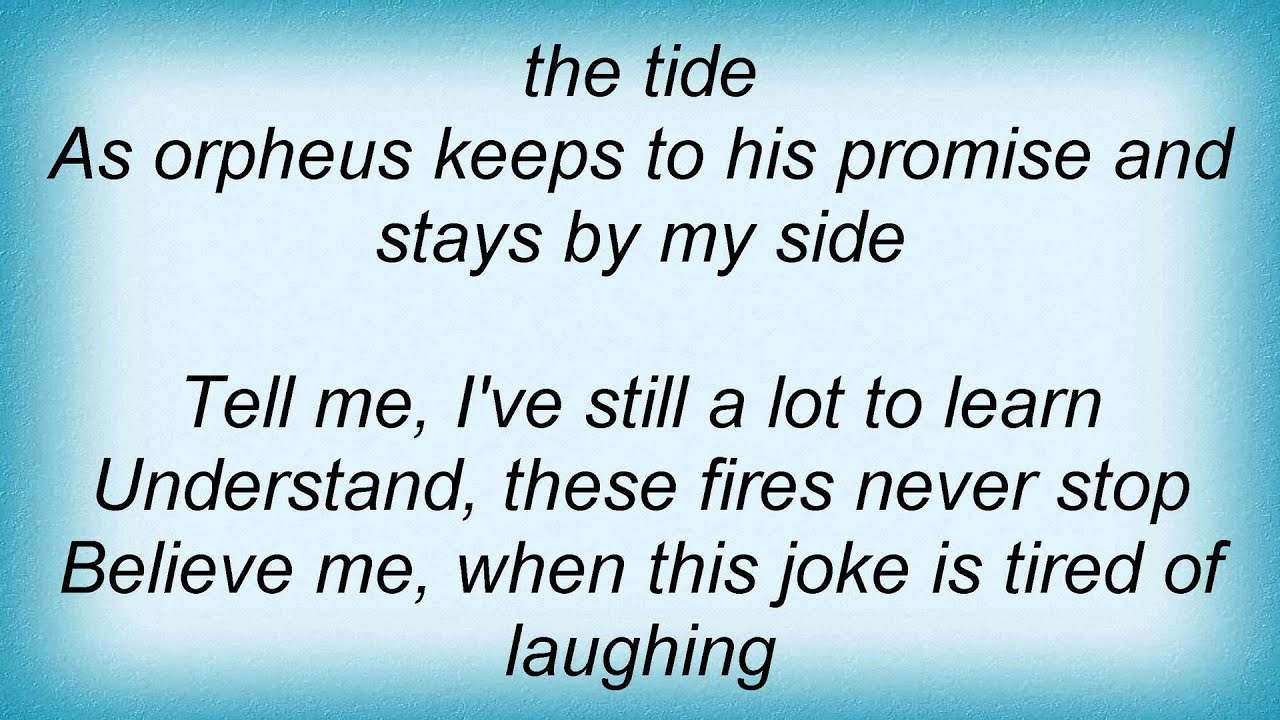 David Sylvian - Orpheus Lyrics - YouTube