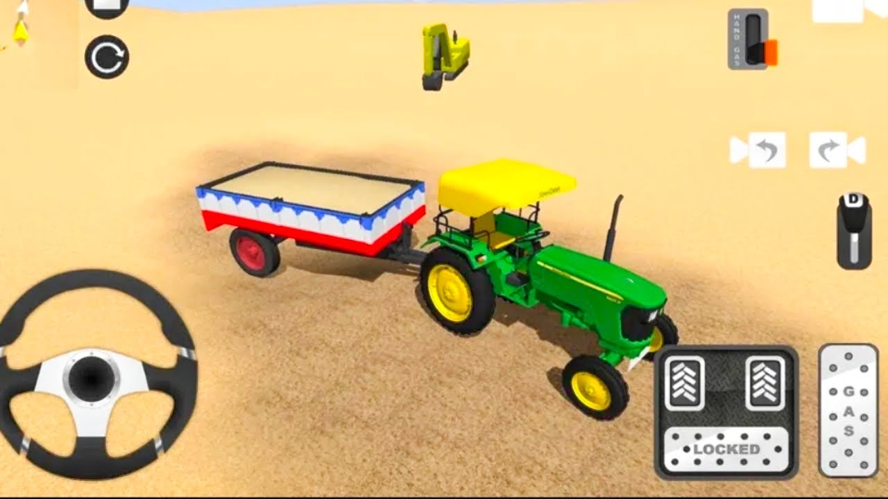Real Tractor Farming Driving Simulator Wheat Harvester Walkthrough ...