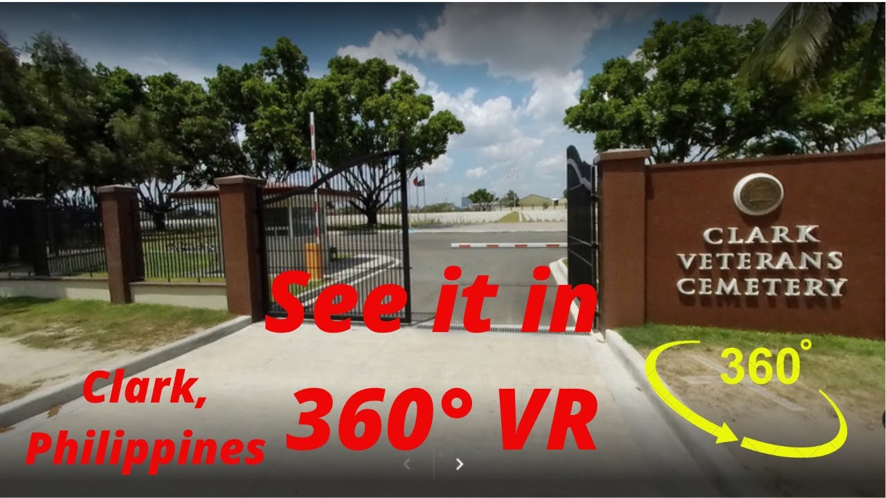 Clark Veterans Cemetery in 3D Virtual Reality. U control the camera ...