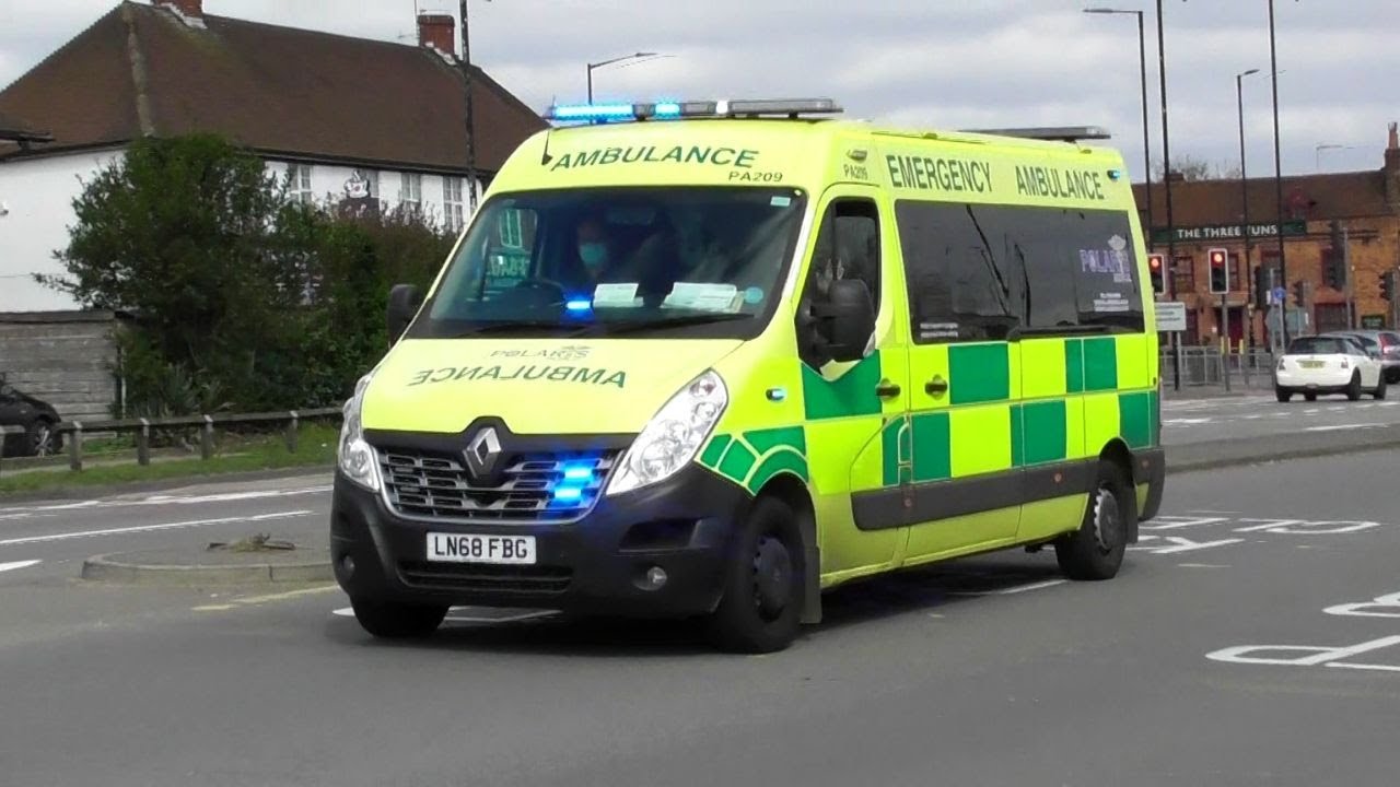 Polaris Medical Renault Master Double Crewed Ambulance Responding in ...