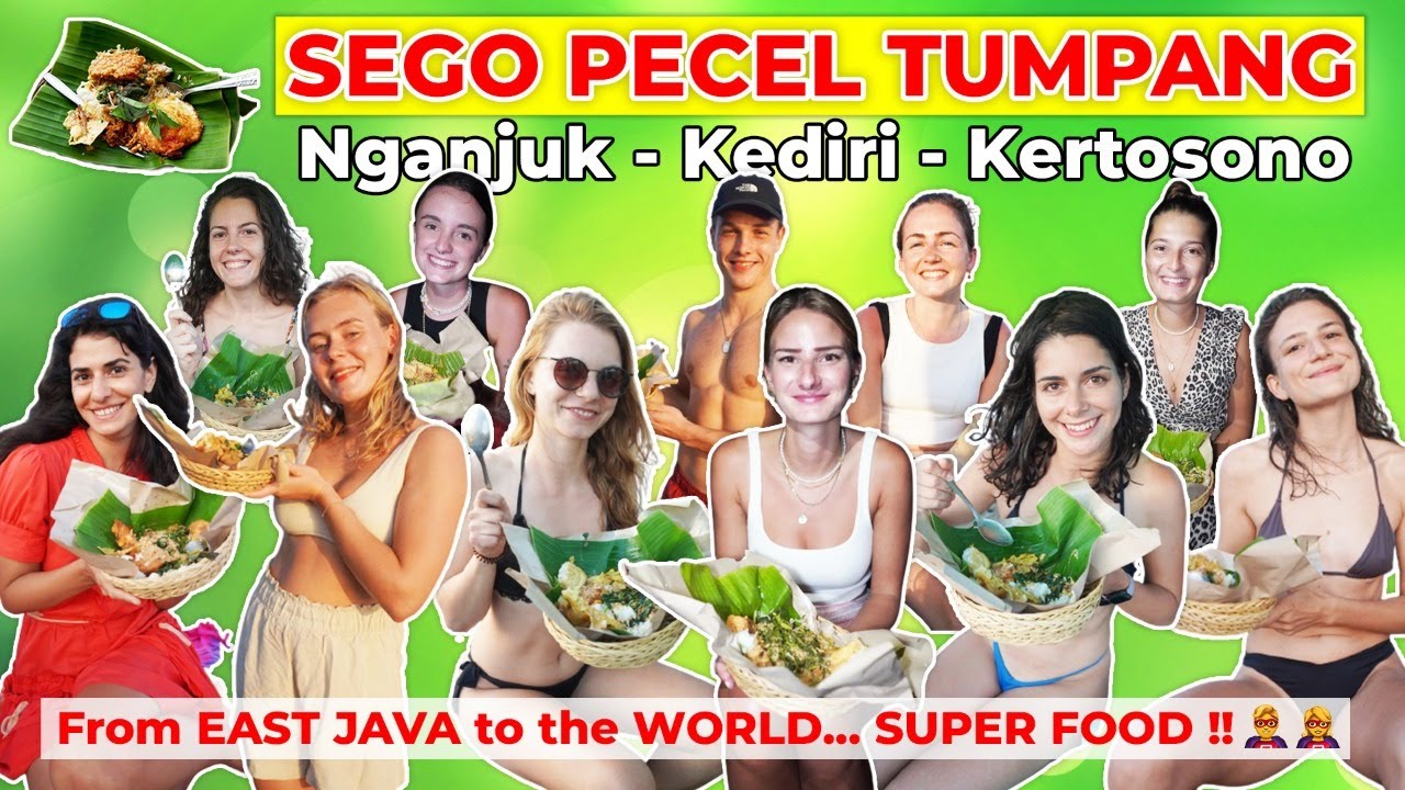 SEGO PECEL = INDONESIA SUPERFOOD! rice dish & salad made of boiled ...
