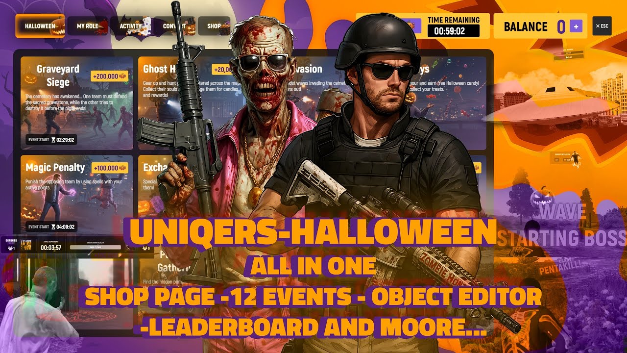 Fivem Most Advanced Halloween Event Script uniqers-halloween #fivem # ...