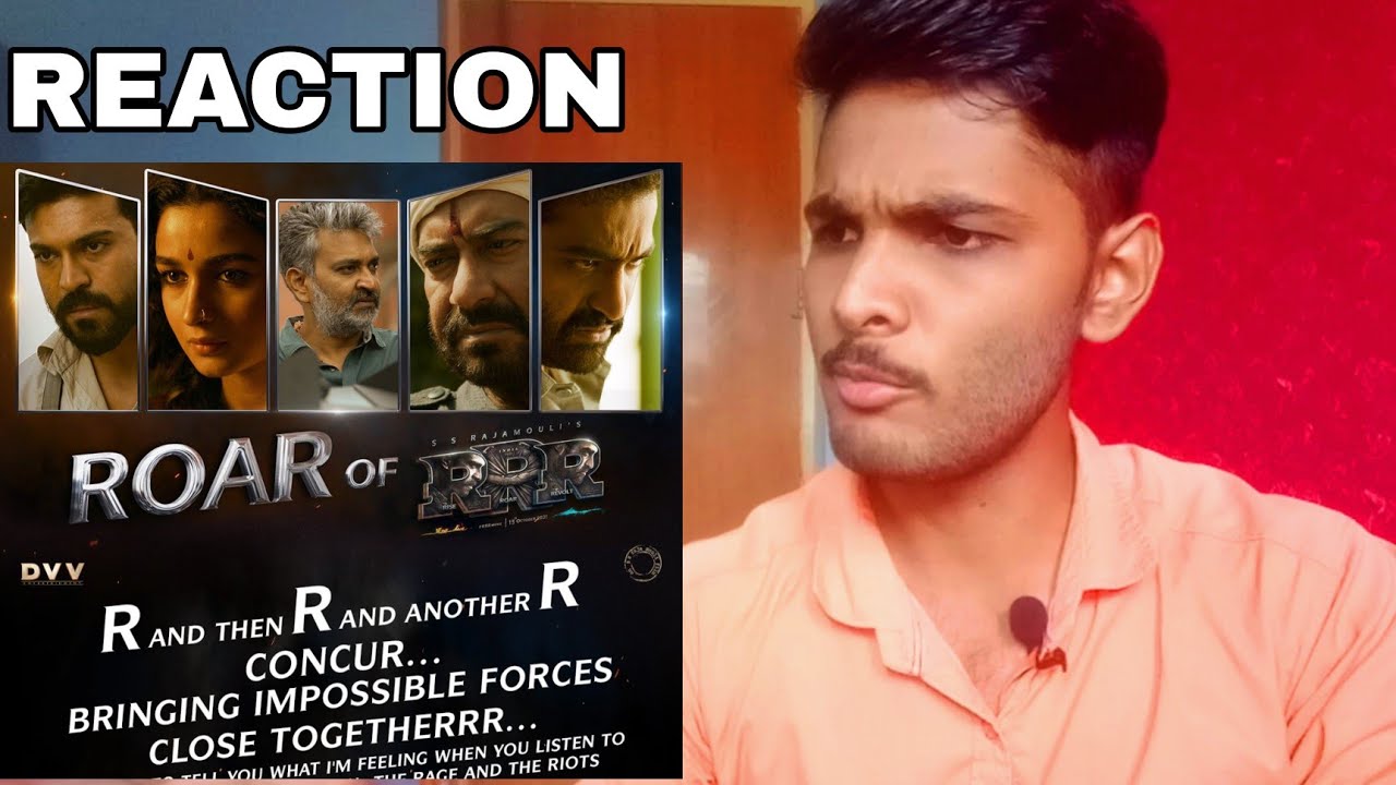 Roar of RRR making video reaction and review #Ramamoorthi - YouTube