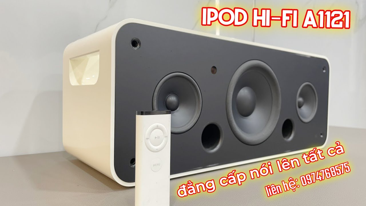 Loa Apple iPod HI-FI A1121 kiểu loa vi tính 2.1. Thiết kế nhựa cao cấp ...