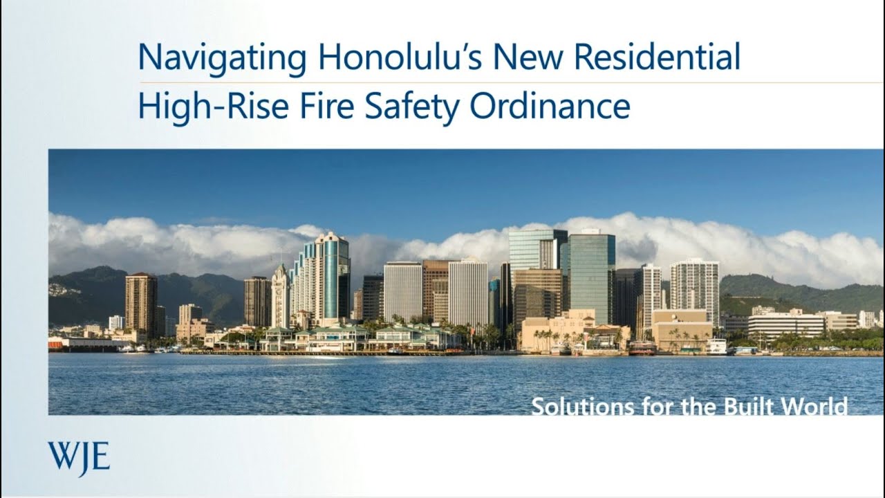 Navigating Honolulu's New Residential High-Rise Fire Safety Ordinance ...