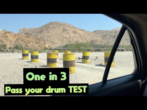 Oman driving license test | initial test | control test drum test - YouTube