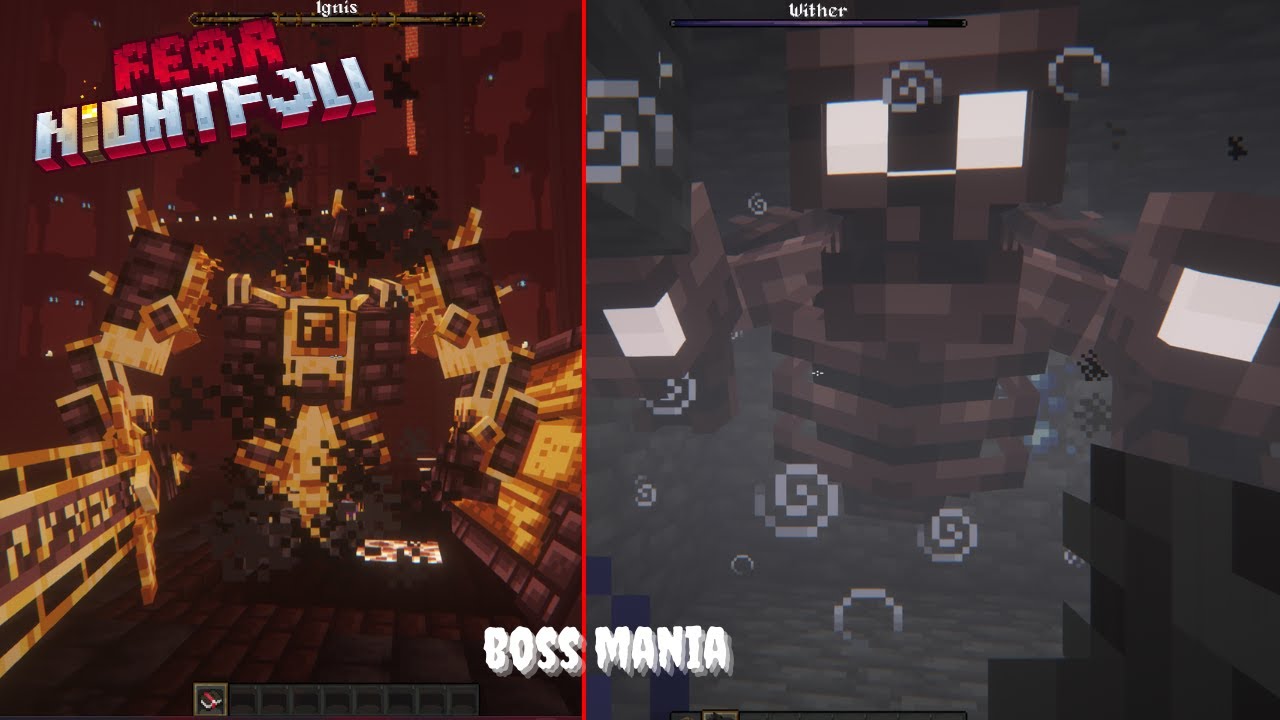 Minecraft Fear nightfall #10 Boss Mania - YouTube