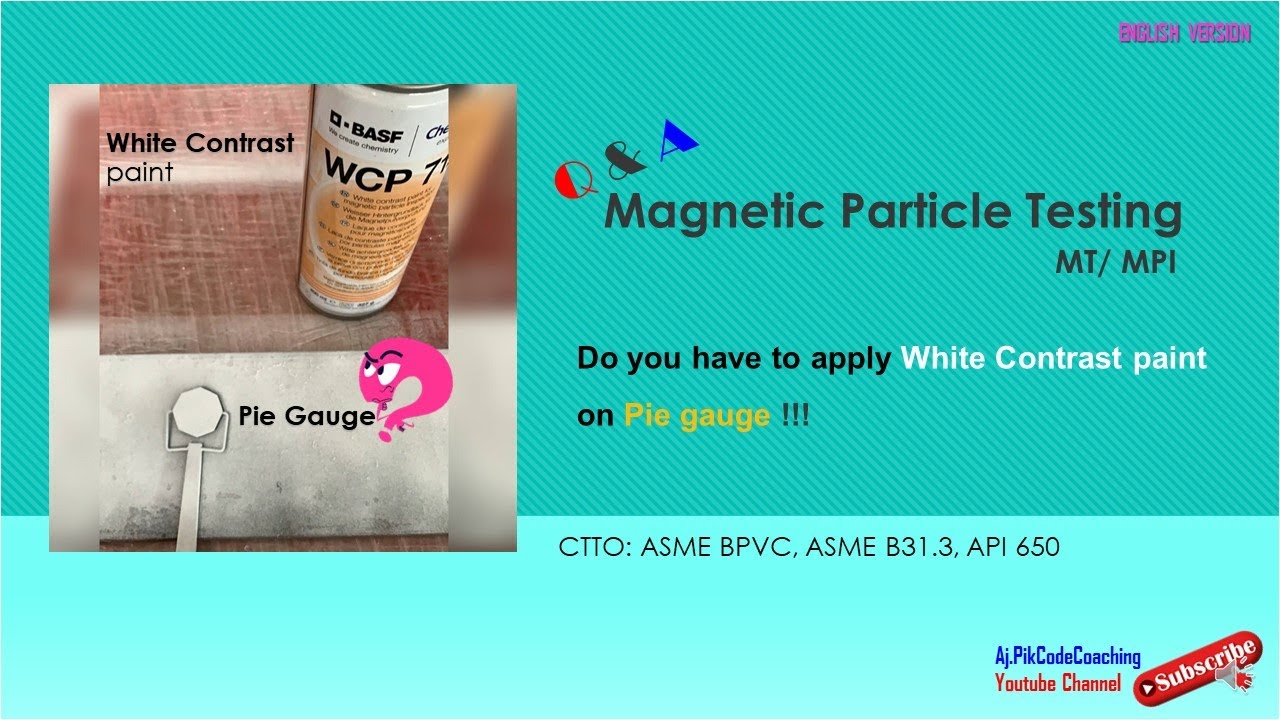 MT - Do we have to apply White contrast paint on Pie gauge !!! - YouTube