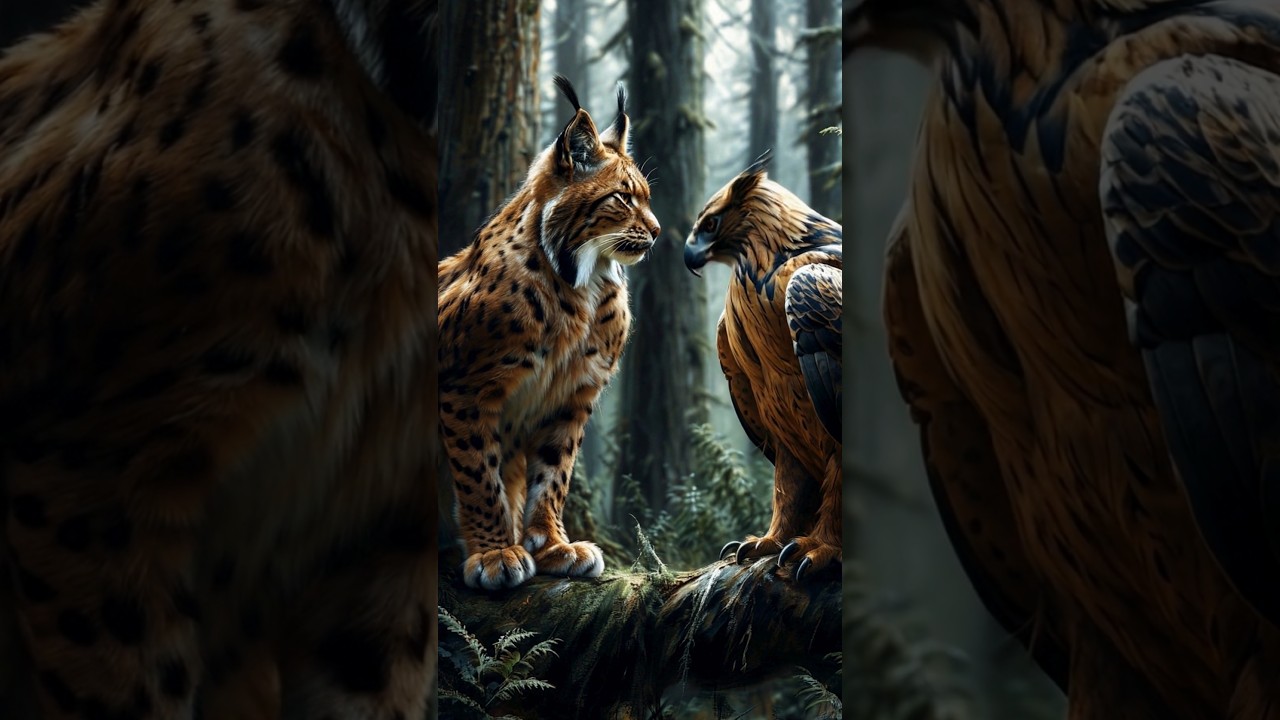 AI creates stunning hybrid creatures blending nature & imagination.# ...