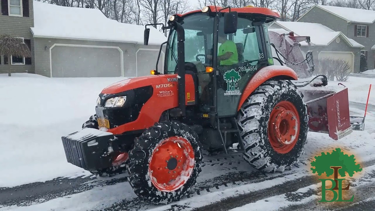 Blackburn Snow Blowing - YouTube