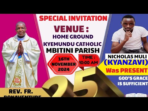 FR. BONAVENTURE by NICHOLAS MULI KYANZAVI OFFICIAL LYRICS. - YouTube