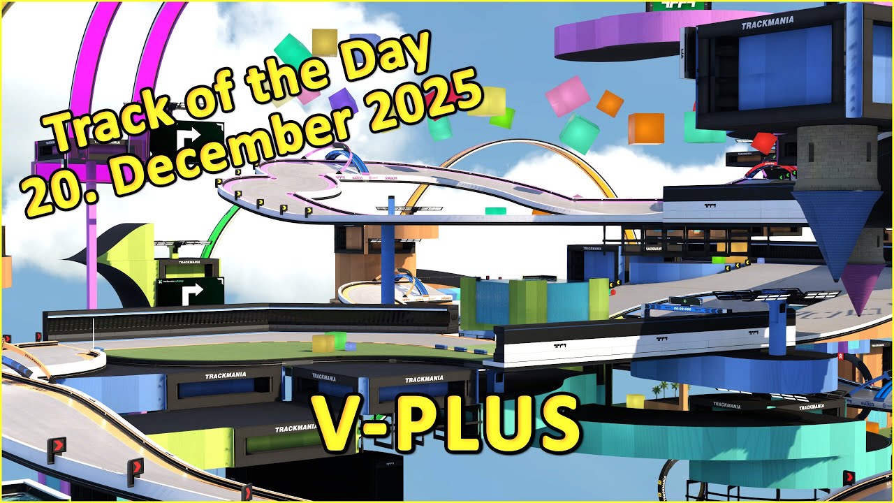 V-PLUS - World Record by Loso- - TRACKMANIA Track of the Day - YouTube