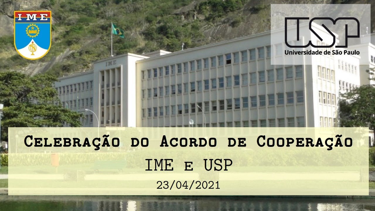 Celebração do Acordo de Cooperação entre IME e USP - YouTube