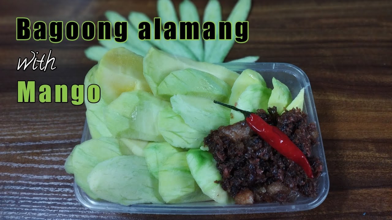 How to cook BAGOONG ALAMANG | with MANGO | EASIEST RECIPE | Kaluto tv ...