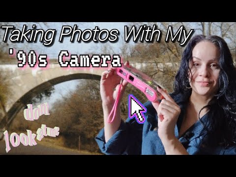 Taking Photos With My Very '90s Film Camera - YouTube