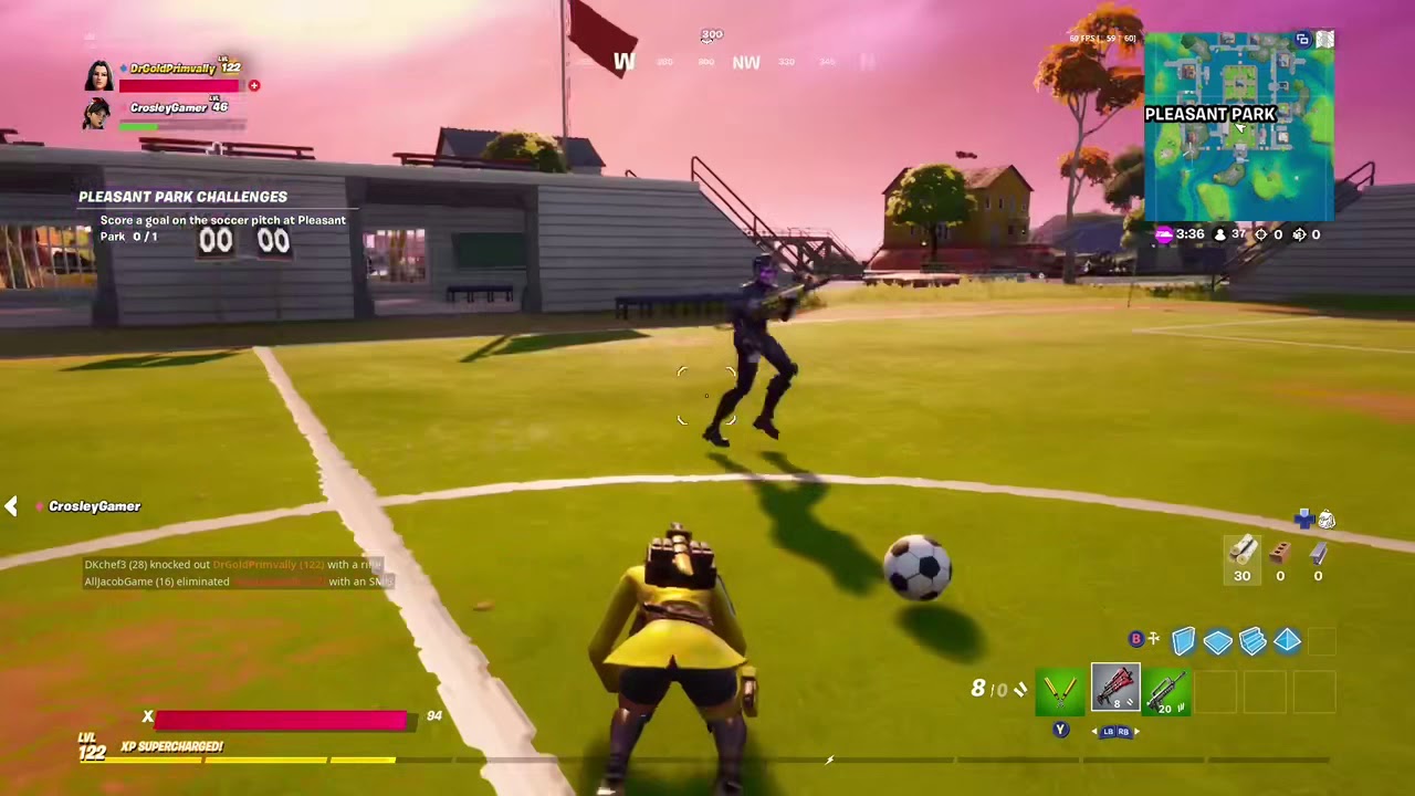 Knocked out Goal - YouTube