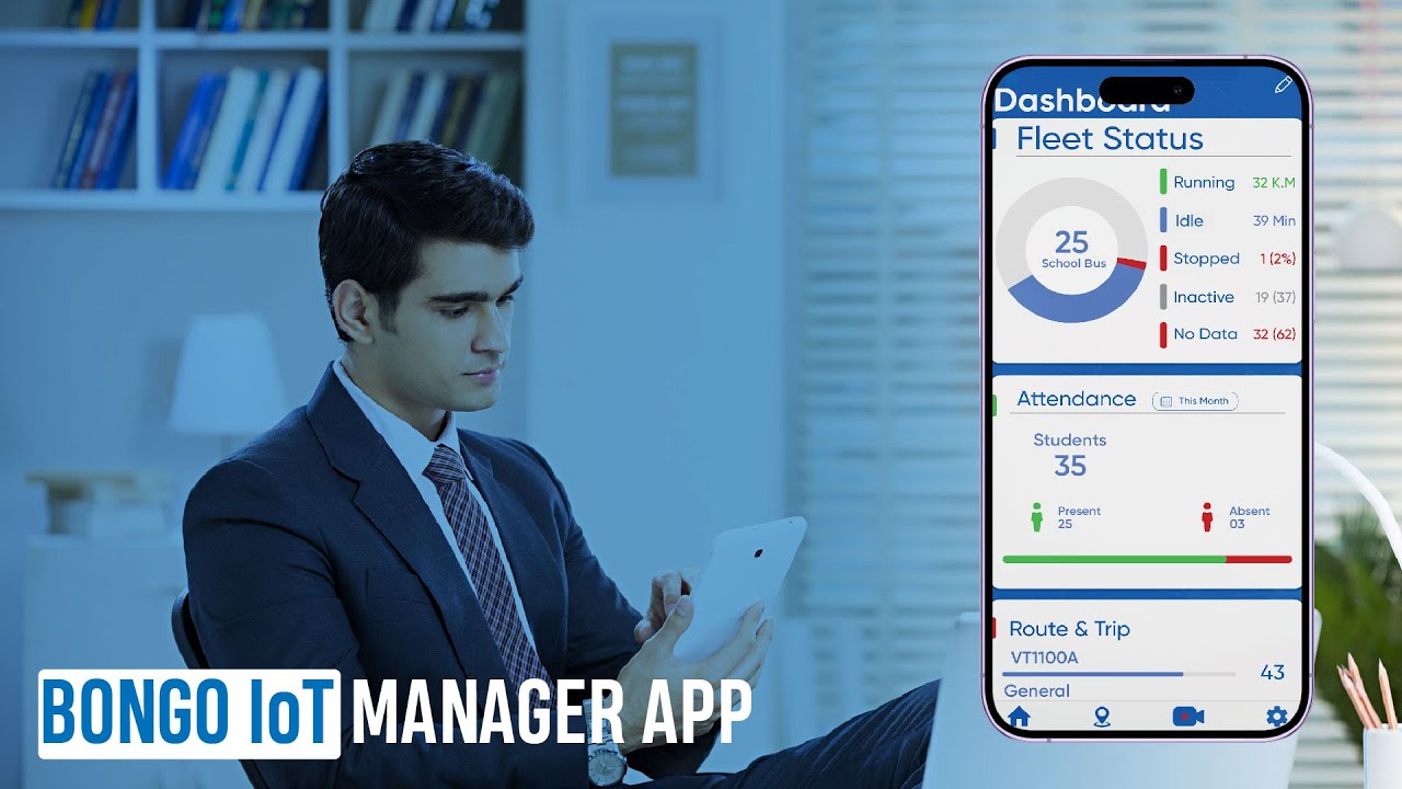 Bongo IoT Manager App Streamline School Bus Management - YouTube