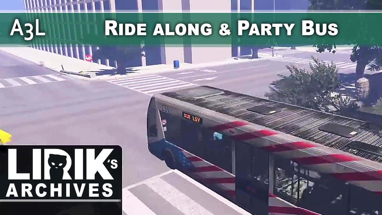 Arma 3 Life - First Day: Ride Along & Party Bus - YouTube
