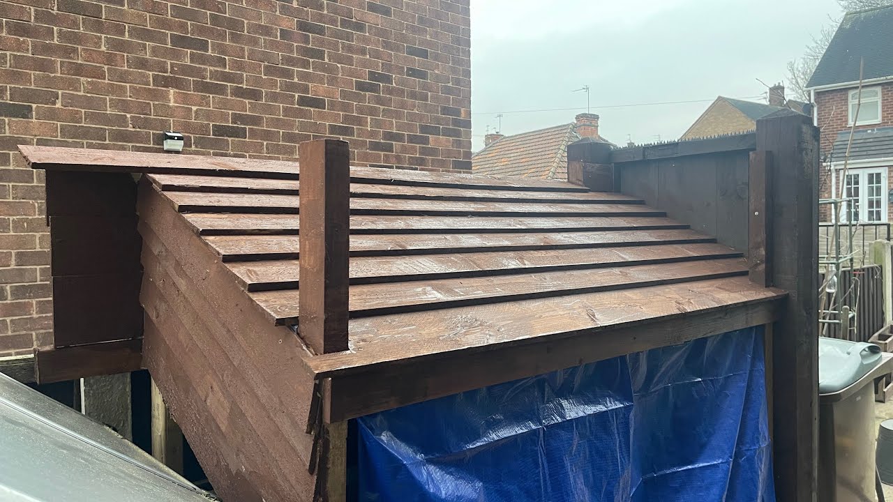 4543. Dad, can you help me build a wood store ? - YouTube