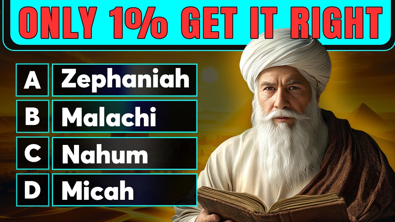 25 Bible Questions About the Prophets To Test Your Knowledge - The ...