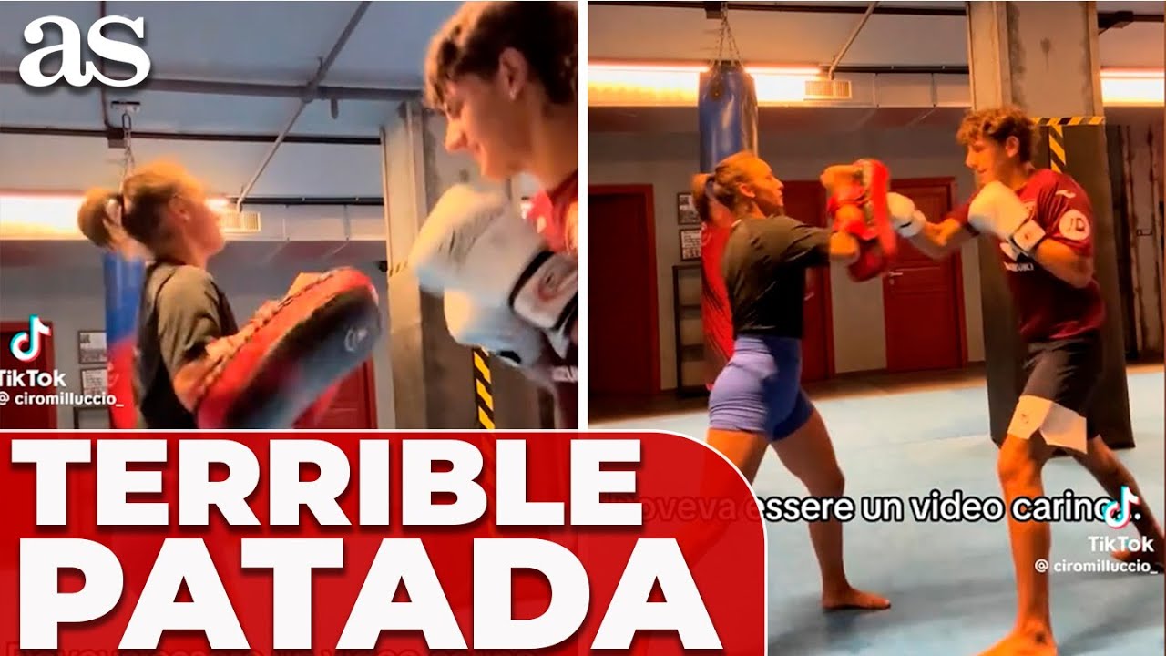 ¡Más de 40 millones de visitas! La brutal patada que recibe esta chica ...