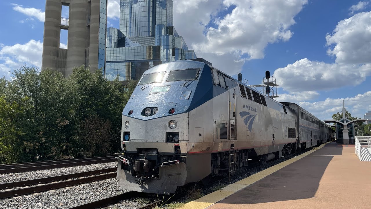 Amtrak Texas Eagle 22 (P42DC #69) Departing EBJ Union Station - YouTube