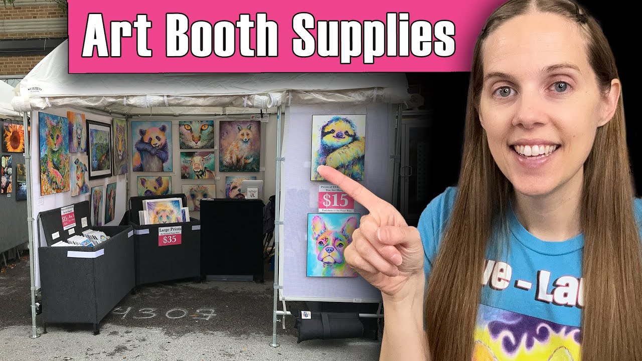 Where to Buy USED Art Booth Supplies (Tents, Display Walls, etc) - YouTube