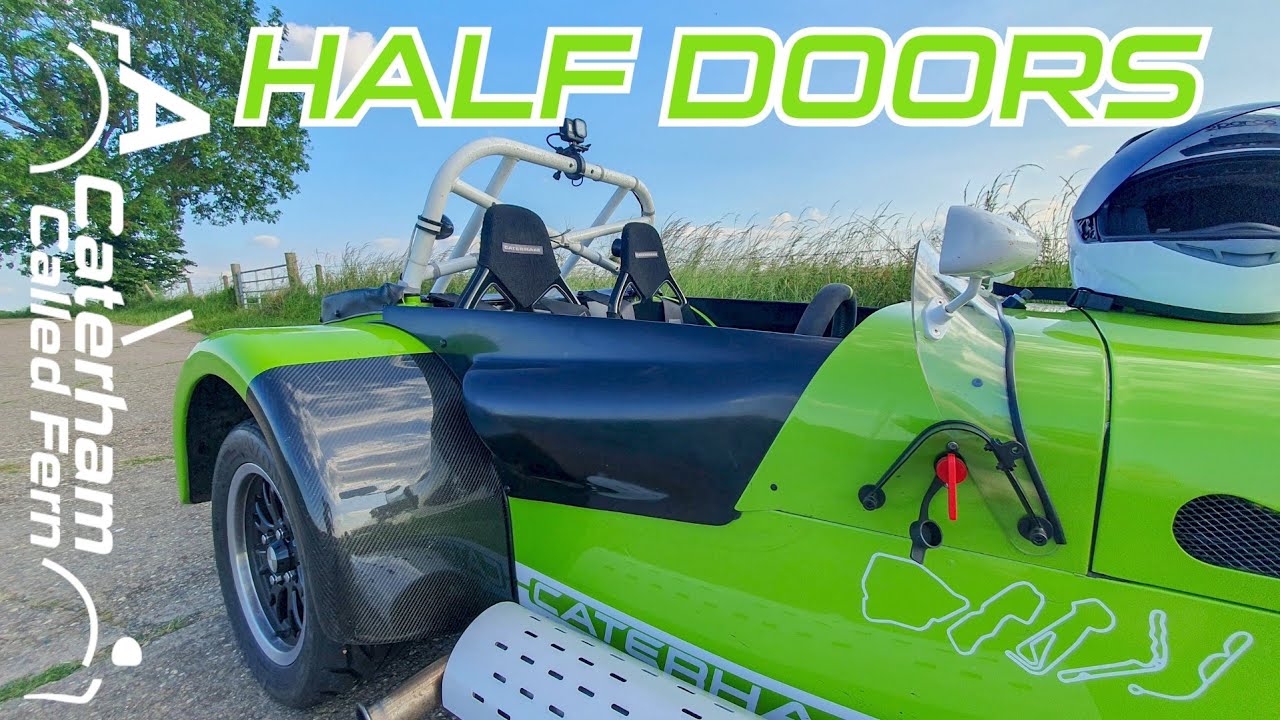 Caterham 7 Half Doors Westermann Motorsport - YouTube