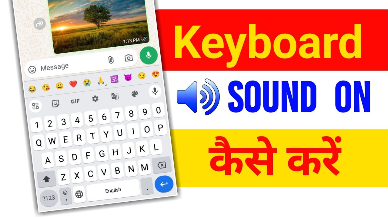 keyboard Typing Sound On Kaise kare | How To On Typing Sound - YouTube