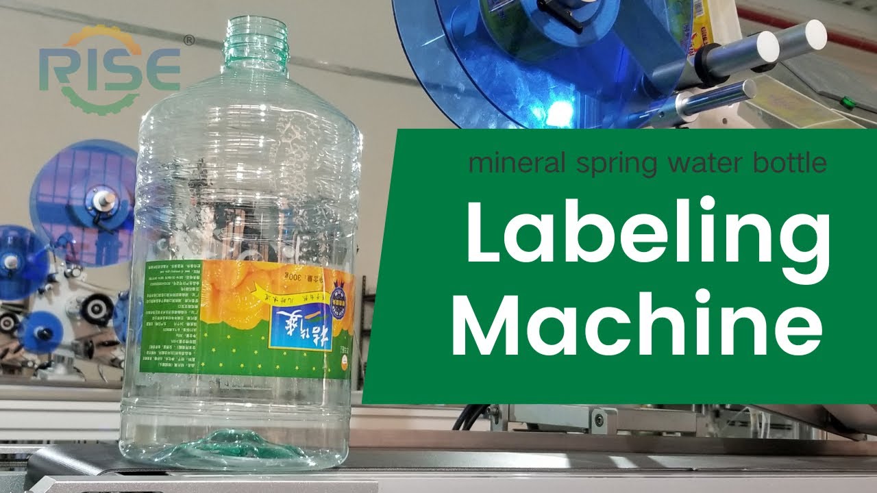 Semi-Automatic Mineral Water Barrel Labeling Machine | Clear Label ...