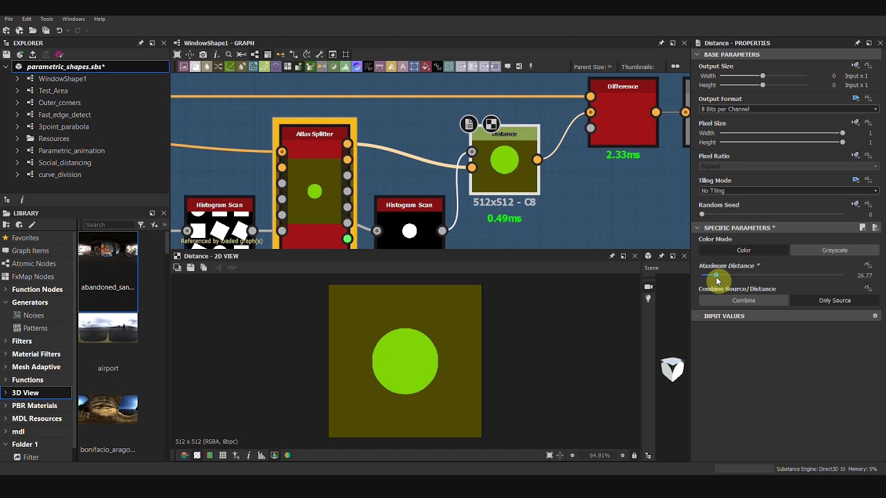 Shape recognition in Substance Designer_tutorial - YouTube
