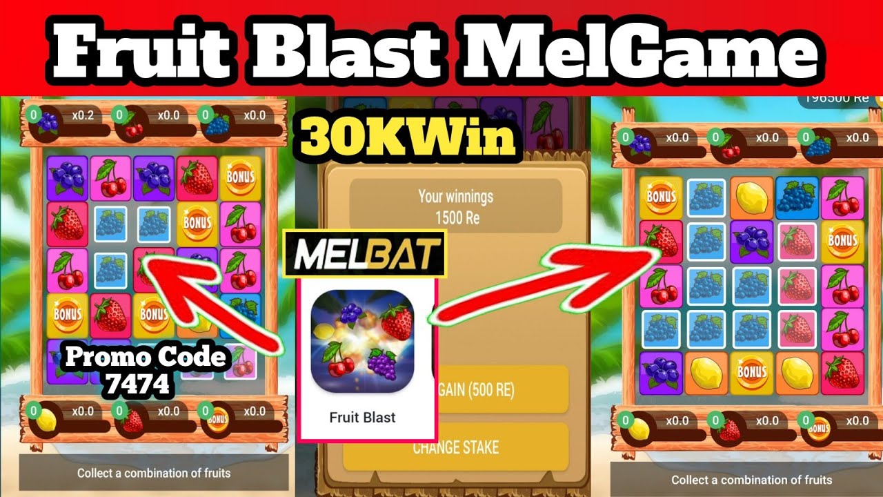 fruit blast melbet game || for melbet players || melbat lovers +🔞 - YouTube