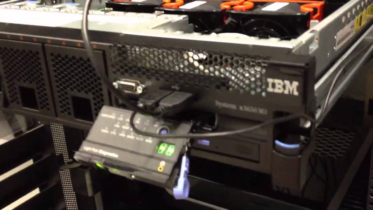 New IBM Server installed @home - YouTube