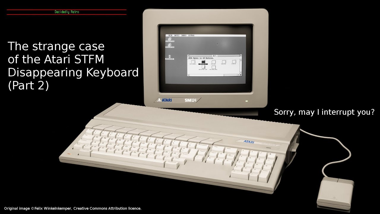 The Case of the Missing Atari STFM Keyboard: Part 2 - YouTube